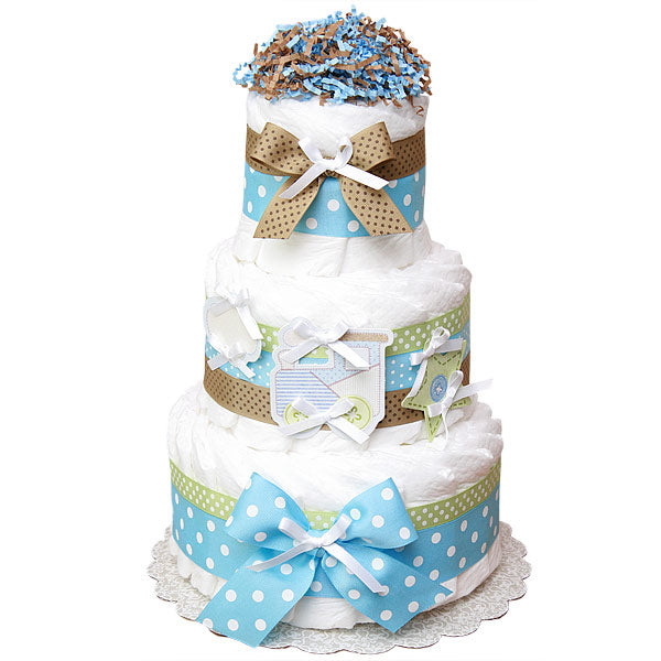 Stars and Train Decoration Diaper Cake – Diaper Cakes Mall