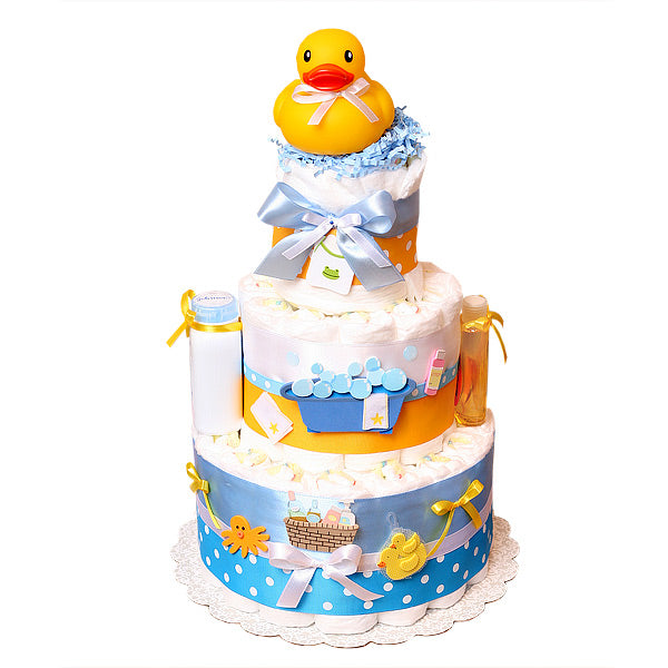 Rubber Duck Diaper Cake – Diaper Cakes Mall