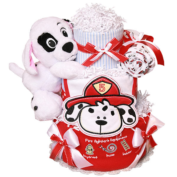 Firefighter Diaper Cake – Diaper Cakes Mall