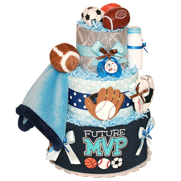 Future MVP Sport Diaper Cake – Diaper Cakes Mall